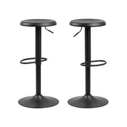 ebuy24 Barhocker Finurly Schwarz 2er Set | Gr.: onesize