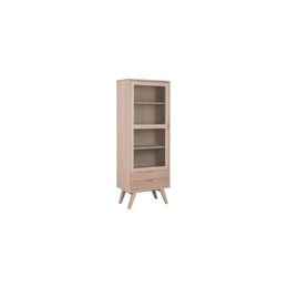 ebuy24 Vitrinenschrank Align Eiche Dekor 72 x 42 cm | Gr.: onesize