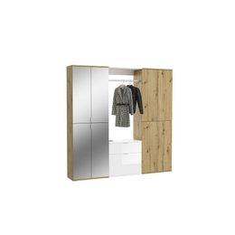 ebuy24 Garderobenm&ouml;bel ProjektX Eiche 183 x 34 cm | Gr.: onesize