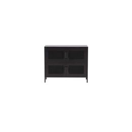 ebuy24 Sideboard Nett 2 Schwarz 90 x 40 cm | Gr.: onesize