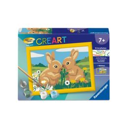 Ravensburger Verlag GmbH Nonbook - CreArt, Malen nach Zahlen Kinder - Hasenfreunde | Gr.: onesize