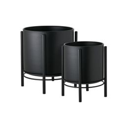 ebuy24 Pflanzk&uuml;bel Tilde Schwarz 25 x 25 cm | Gr.: onesize