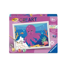 Ravensburger Verlag GmbH Nonbook - CreArt, Malen nach Zahlen Kinder - Neon Oktopus | Gr.: onesize