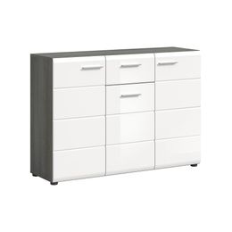 ebuy24 Sideboard Salsa Wei&szlig; 120 x 37 cm | Gr.: onesize