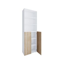 ebuy24 B&uuml;roschrank Lona2XLDTR wei&szlig; Wei&szlig; 70 x 39 cm | Gr.: onesize