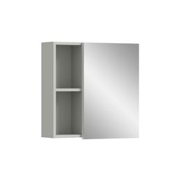 ebuy24 Spiegelschrank Copa Hellgrau 55 x 17 cm | Gr.: onesize