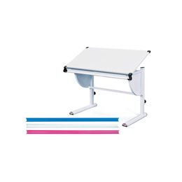 ebuy24 Schreibtisch Mirsa Wei&szlig; 110 x 60 cm | Gr.: onesize