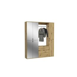 ebuy24 Garderobenm&ouml;bel ProjektX Eiche 152 x 34 cm | Gr.: onesize