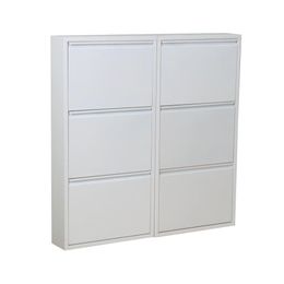 ebuy24 Schuhschrank Pisa Wei&szlig; 100 x 16 cm | Gr.: onesize