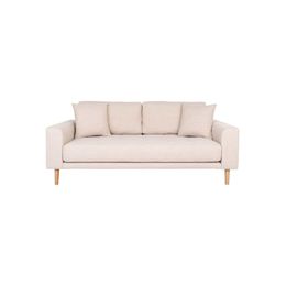ebuy24 Sofa Lido Sandfarben 180 x 93 cm | Gr.: onesize
