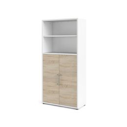 ebuy24 Aktenschrank Prisme Wei&szlig; 89 x 40 cm | Gr.: onesize