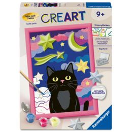 Ravensburger Verlag GmbH Nonbook - CreArt, Malen nach Zahlen mit Gips gie&szlig;en - Sternenkatze | Gr.: onesize