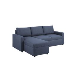 ebuy24 Schlafsofa Sander Blau 218 x 155 cm | Gr.: onesize