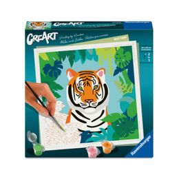 Ravensburger Verlag GmbH Nonbook - CreArt, Malen nach Zahlen Adults Trend - Wilder Tiger | Gr.: onesize