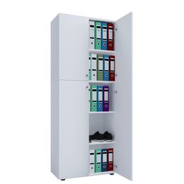 ebuy24 B&uuml;roschrank Lona Wei&szlig; 70 x 40 cm | Gr.: onesize
