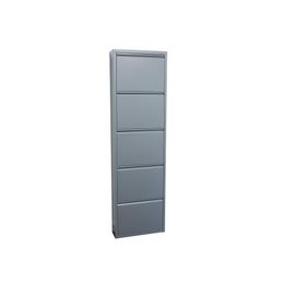 ebuy24 Schuhschrank Pisa 7 Grau 50 x 16 cm | Gr.: onesize