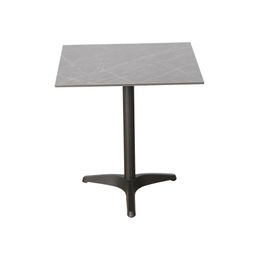 ebuy24 Caf&eacute;Tisch Vivi Grau 60 x 60 cm | Gr.: onesize