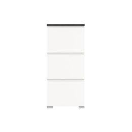 ebuy24 Schuhschrank Shoelove Wei&szlig; 60 x 18 cm | Gr.: onesize