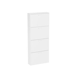 ebuy24 Schuhschrank SulosL wei&szlig; Wei&szlig; 59 x 17 cm | Gr.: onesize