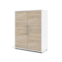 ebuy24 Aktenschrank Prisme Wei&szlig; 89 x 40 cm | Gr.: onesize