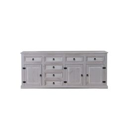 ebuy24 Schrank New Mexico Grau 200 x 44 cm | Gr.: onesize