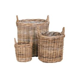 ebuy24 Korbset Sema Holz 41 x 41 cm | Gr.: onesize