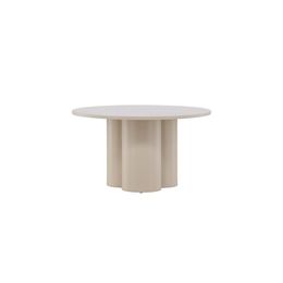 ebuy24 Couchtisch Olivia Beige 80 x 80 cm | Gr.: onesize