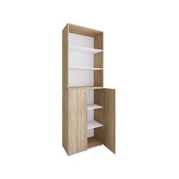 ebuy24 B&uuml;roschrank Lona2XLDTR Eiche Eiche 70 x 39 cm | Gr.: onesize