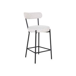 ebuy24 Barhocker Badalona Wei&szlig; 39 x 46 cm | Gr.: onesize
