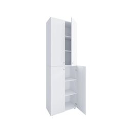 ebuy24 Schuhschrank Lona2XLDT wei&szlig; Wei&szlig; 70 x 39 cm | Gr.: onesize