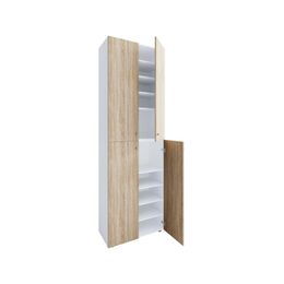 ebuy24 Schuhschrank Lona2XL10DT wei&szlig; Wei&szlig; 70 x 39 cm | Gr.: onesize