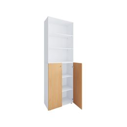 ebuy24 B&uuml;roschrank Lona2XLDTR wei&szlig; Wei&szlig; 70 x 39 cm | Gr.: onesize