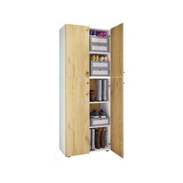 ebuy24 Schuhschrank LonaXXL5DT wei&szlig; Wei&szlig; 70 x 39 cm | Gr.: onesize
