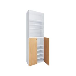 ebuy24 Schuhschrank Lona2XL10DTR wei&szlig; Wei&szlig; 70 x 39 cm | Gr.: onesize