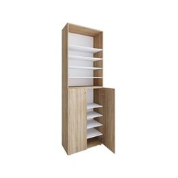ebuy24 Schuhschrank Lona2XL10DTR Eiche Eiche 70 x 39 cm | Gr.: onesize
