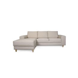 ebuy24 Sofa Nordic Beige 222 x 148 cm | Gr.: onesize
