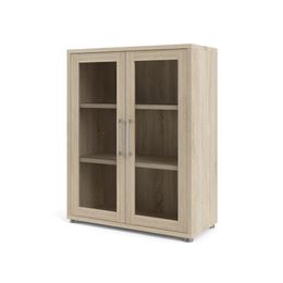 ebuy24 B&uuml;roregal Prisme Eiche Dekor 89 x 40 cm | Gr.: onesize
