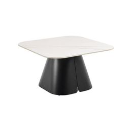 ebuy24 Couchtisch Salinas Wei&szlig; 80 x 80 cm | Gr.: onesize