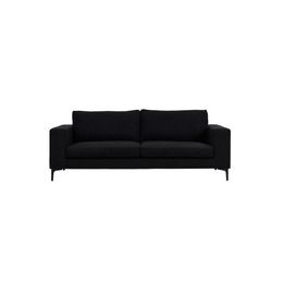 ebuy24 Sofa Bolero Schwarz 215 x 88 cm | Gr.: onesize