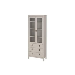 ebuy24 Vitrinenschrank Madrid Kaschmir 78 x 33 cm | Gr.: onesize