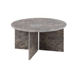 ebuy24 Couchtisch Vega Dunkelbraun 90 x 90 cm | Gr.: onesize