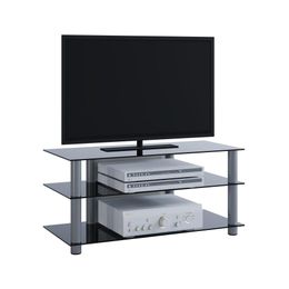 ebuy24 TV M&ouml;bel Netasa Silber 95 x 40 cm | Gr.: onesize