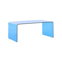 Beliani Couchtisch KENDALL in Blau - (W) 50 x (H) 40 x (L) 100 cm | Gr.: onesize