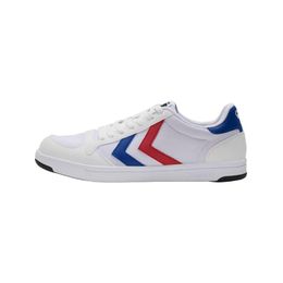 Hummel Schn&uuml;rsenkel Sneaker Stadil Light Damen in WHITE/BLUE/RED | Gr.: 42