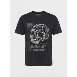 KOROSHI Kurzarm-t-shirt. in Schwarz | Gr.: XL