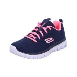 Skechers Sneaker GRACEFUL - GET CONNECTED in navy/hot pink | Gr.: 39