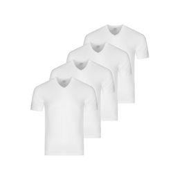 Ragman Unterhemd / Shirt Kurzarm Basic in Wei&szlig; | Gr.: M