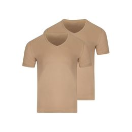 Ragman Unterhemd / Shirt Kurzarm Basic in Light Skin | Gr.: XXL