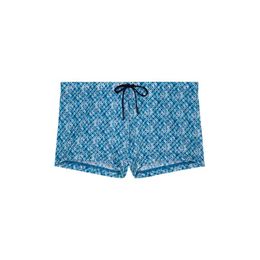 HOM Badeshorts Swim Shorts Camaiore in blue print | Gr.: XXL