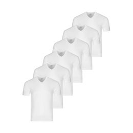 Ragman Unterhemd / Shirt Kurzarm Basic in Wei&szlig; | Gr.: XL